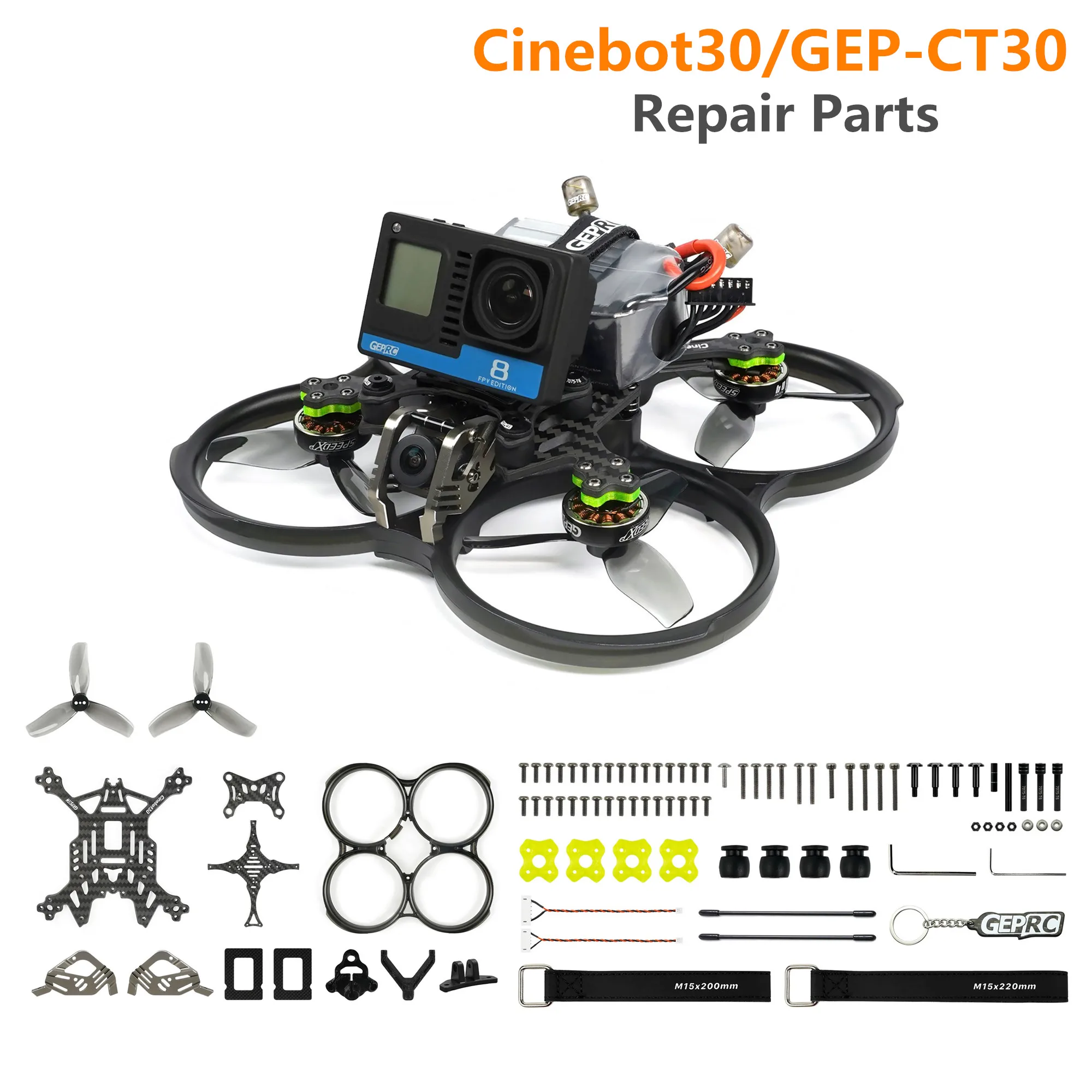 GEPRC-Cinebot30-Racing-Quadcopter-GEP-CT30-Kit-Sekrup-Bagian-Reparasi ...