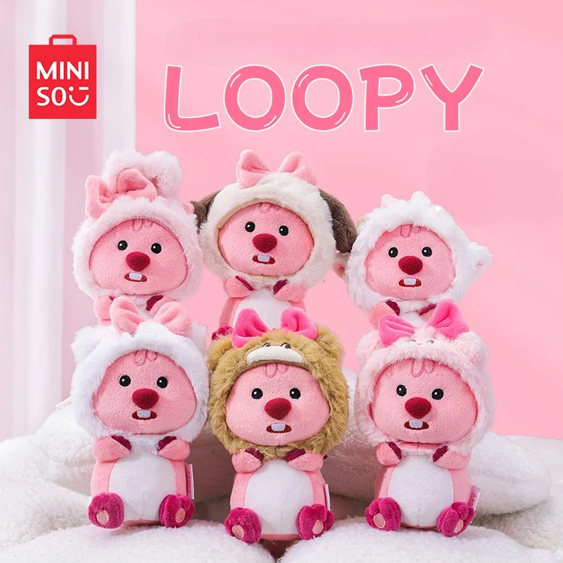 MINISO-Loopy-caja-ciega-de-felpa-para-ni-os-juguetes-aut-nticos-con ...