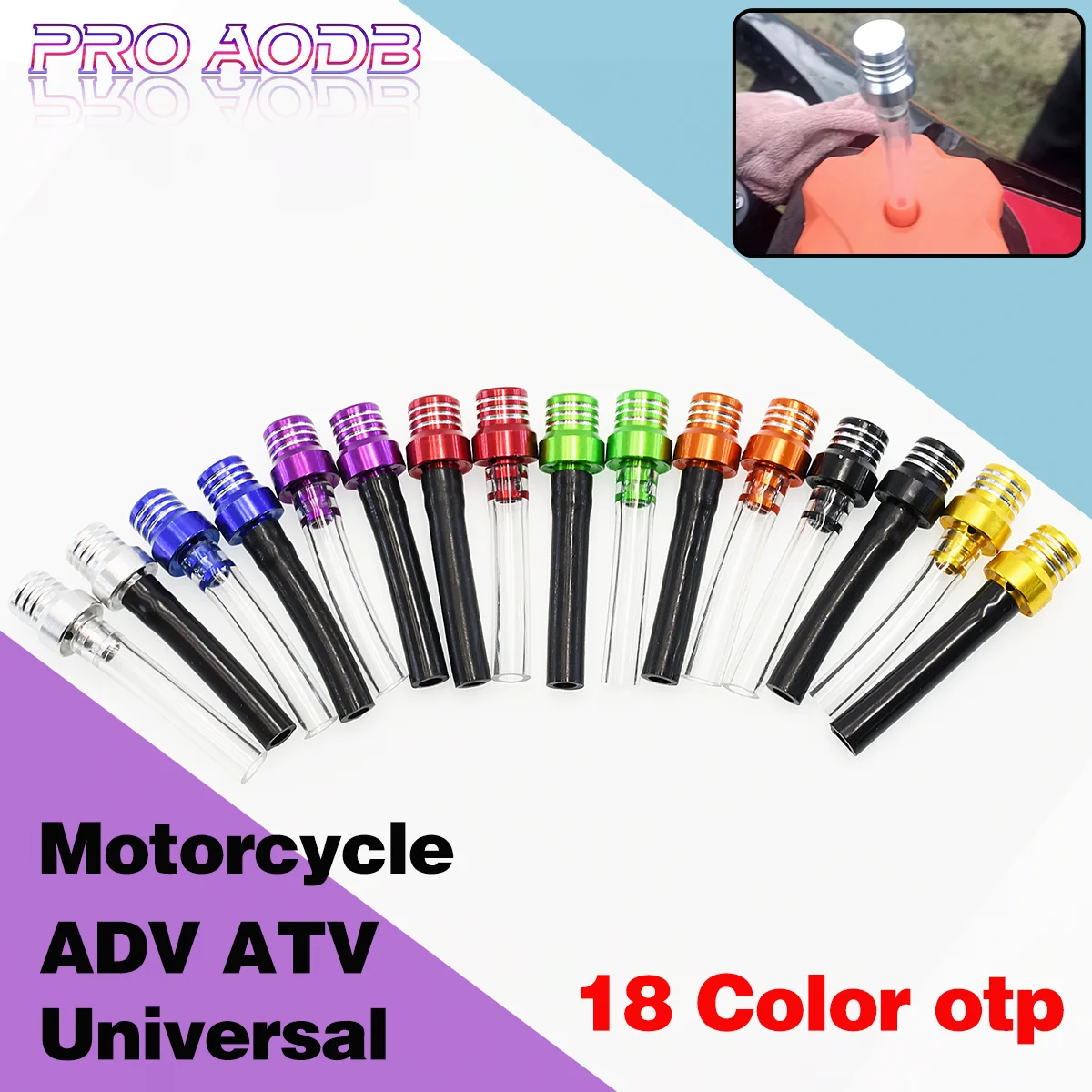 Aluminum Fuel Tank Gas Cap Vent For Dirt Pit Bike Motorcycle ATV Quad ...