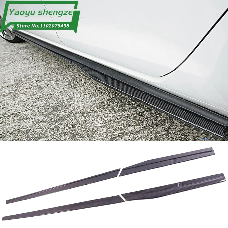 MK7 Carbon Fiber ABS Side Bumper Skirt for Volkswagon GOLF 7 MK7 & MK7 ...