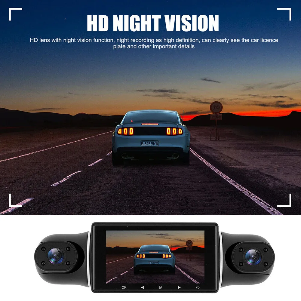 1080P-Dash-Cam-Car-DVR-4-Channel-Camera-Night-Vision-G-Sensor-Parking ...