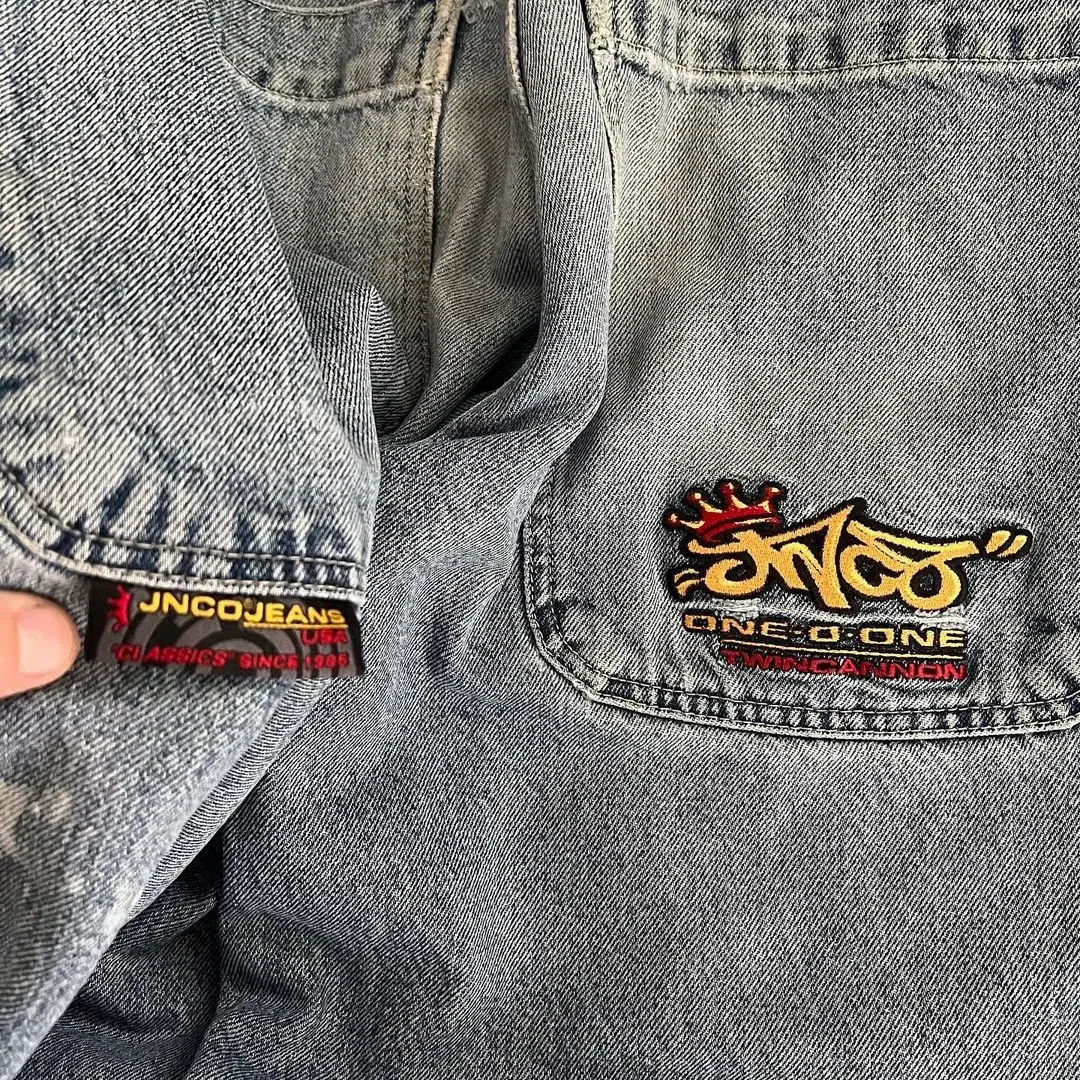 Retro-JNCO-Jeans-American-Street-Hip-Hop-Letter-Pattern-Baggy-Men-Pant ...