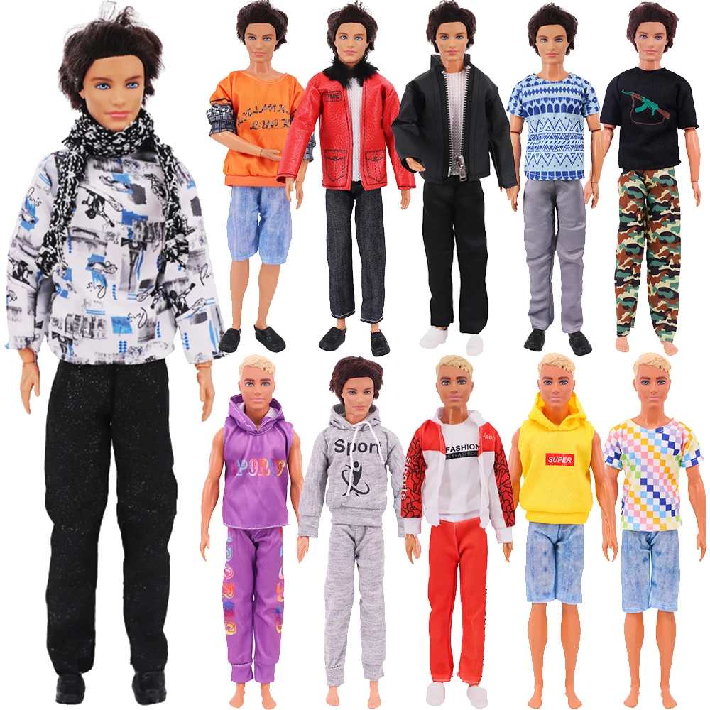 30cm-Ken-Doll-Clothes-Fashion-Suit-Cool-Outfit-Ken-Dolls-For-Barbies ...