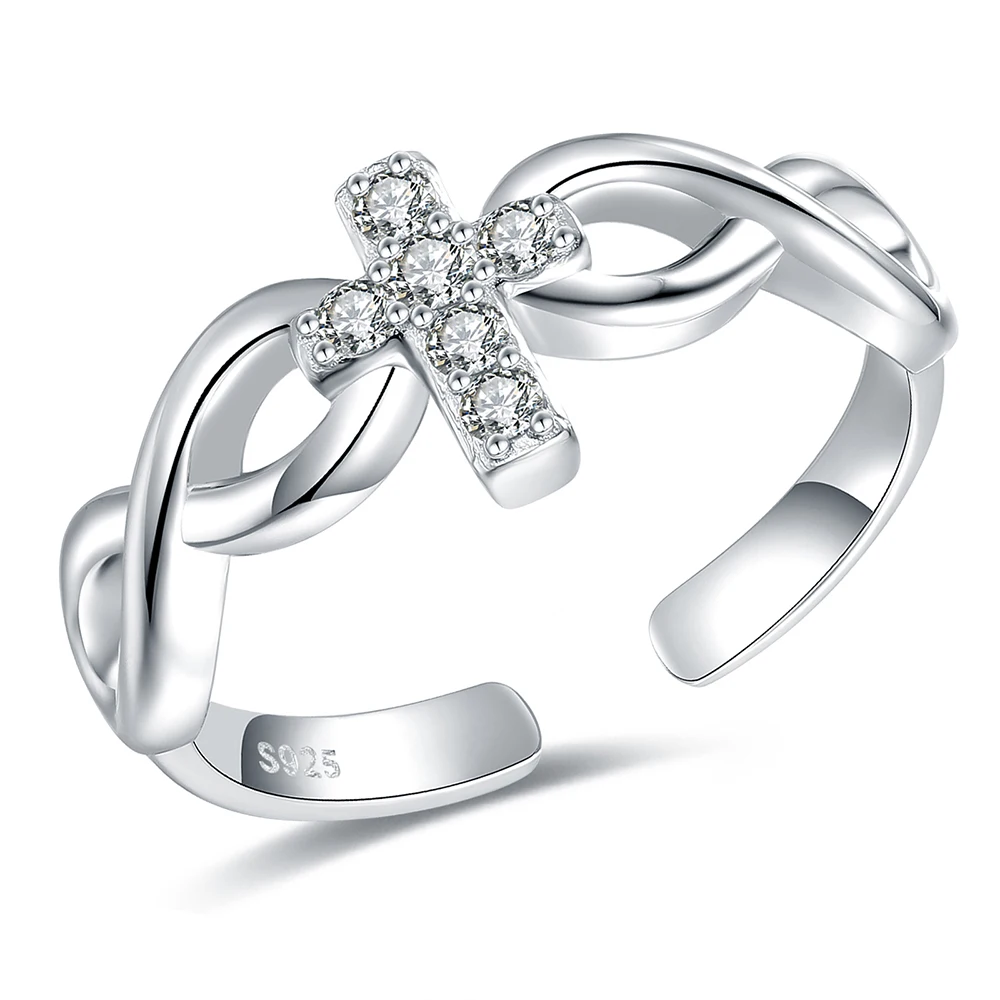 Double Infinity Symbol Cross