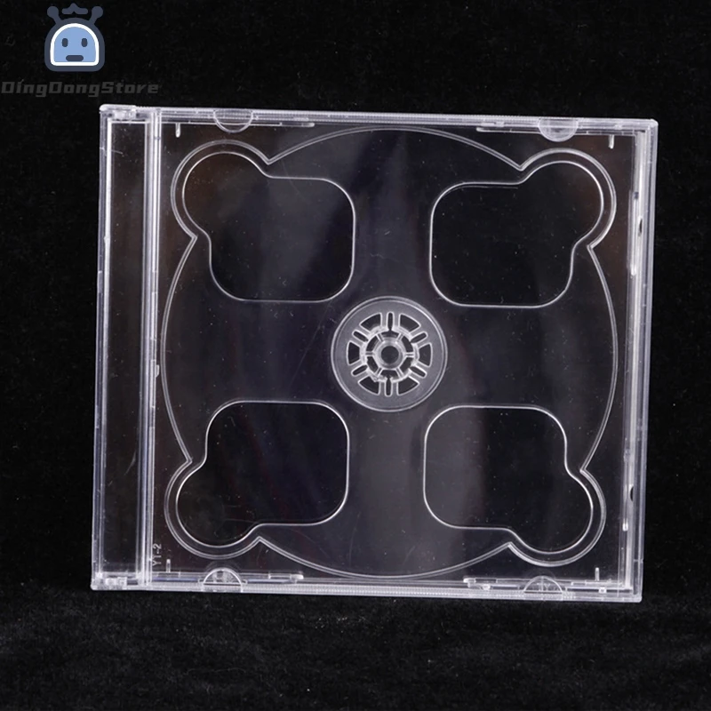 1Pc-Square-Transparent-Bottom-CD-Box-Empty-CD-Case-PP-Plastic-Milky ...