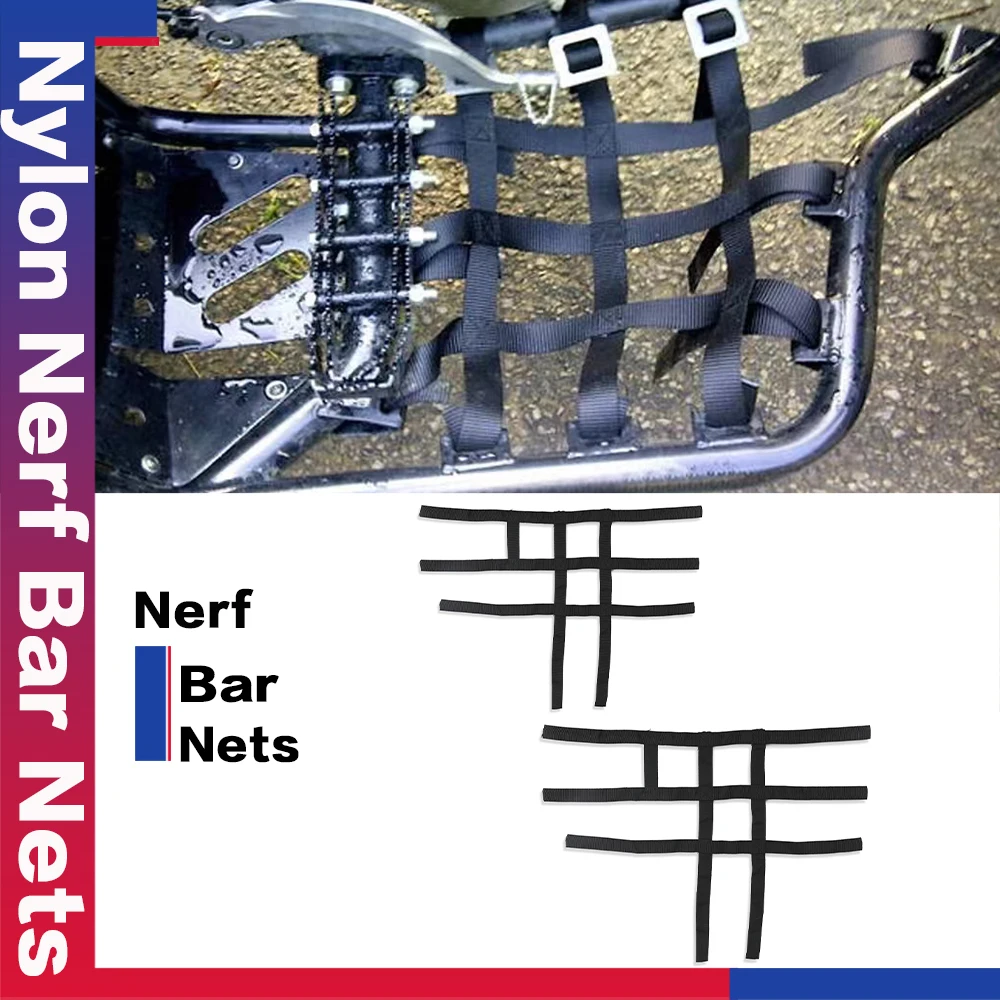 2023-Moto-Nerf-Bar-Nets-Waterproof-Nylon-ATV-Toolkit-For-Yamaha-Banshee ...