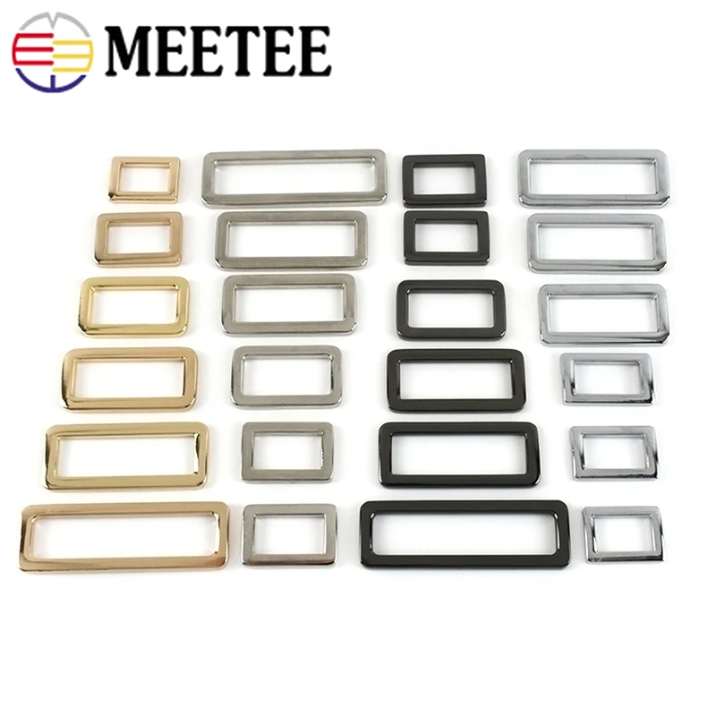 10-20Pcs-Metal-Square-Buckle-Connect-Adjust-Clasps-Bag-Belt-Backpack ...
