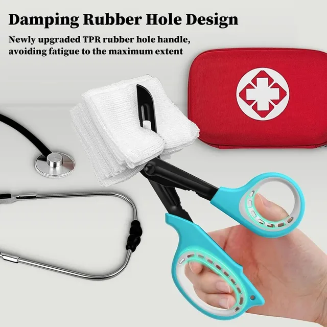 Paramedic Scissors EMT Utility Red Scissors 5.5" - Medical Paramedic ...