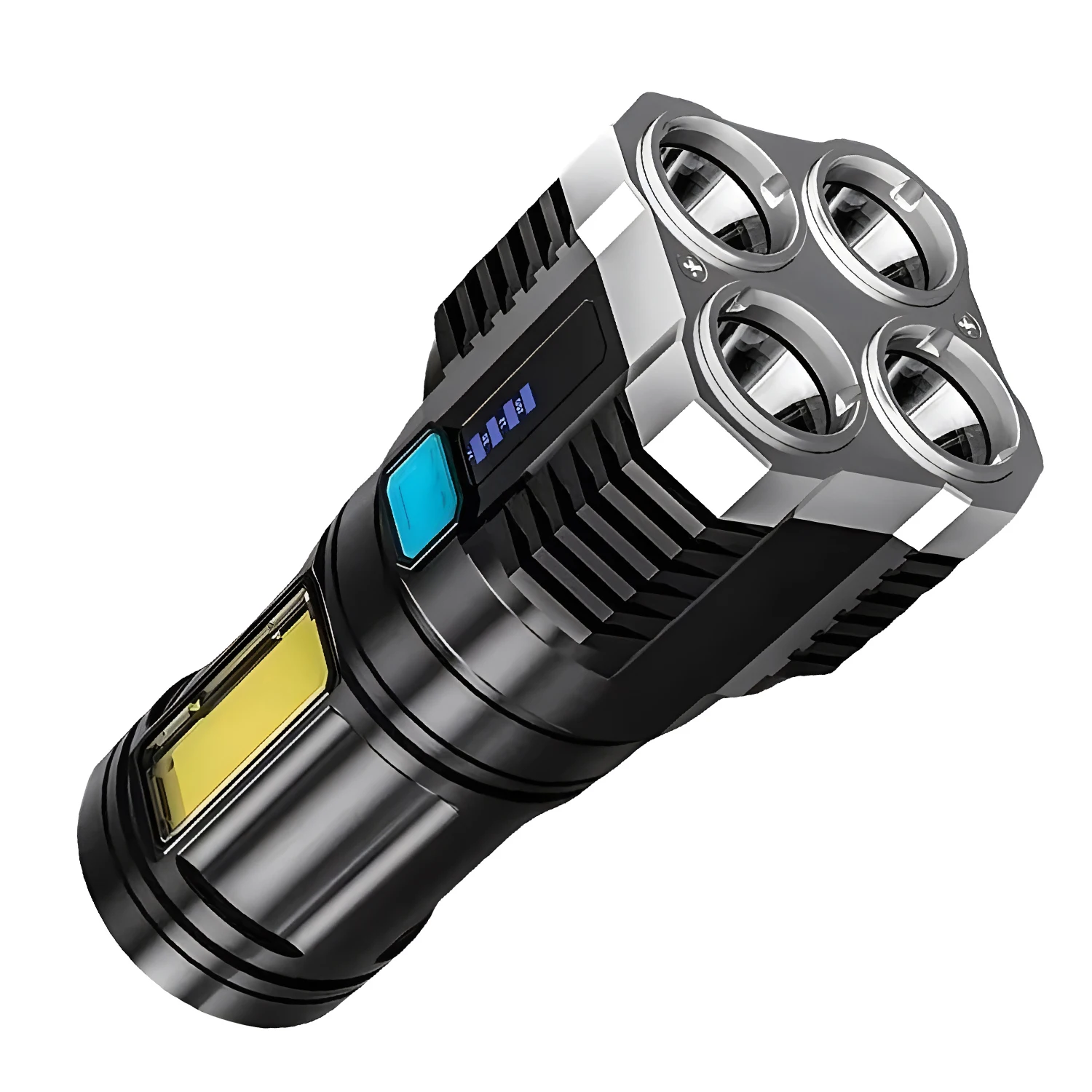 Powerful Flashlights Portable Rechargeable LED Camping Lamps Torch ...