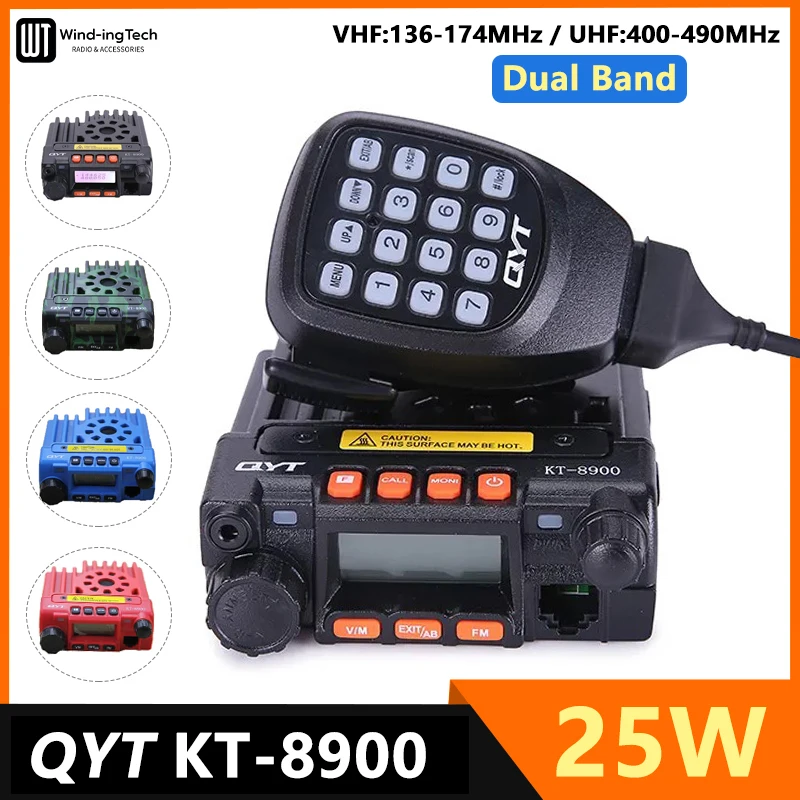QYT-KT-8900-Mini-Mobile-Radio-25W-High-Power-KT8900-Long-Range-Base ...