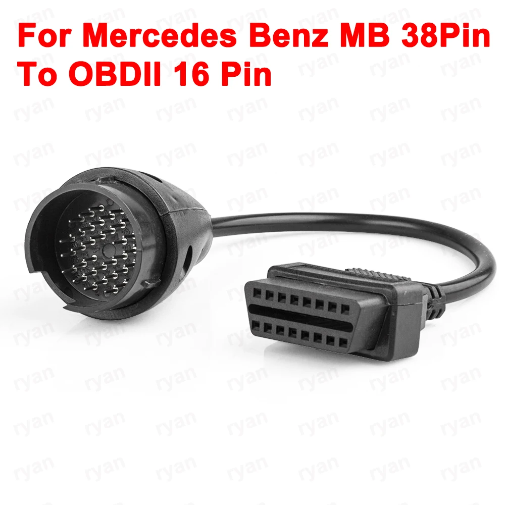 2023-High-Quality-For-Benz-38Pin-to-16Pin-to-14Pin-OBD2-OBD-Diagnostic ...