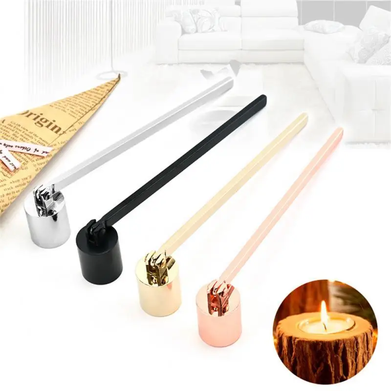 Stainless Steel Candle Home Long Handle Candle Snuffer Retro Decorative ...