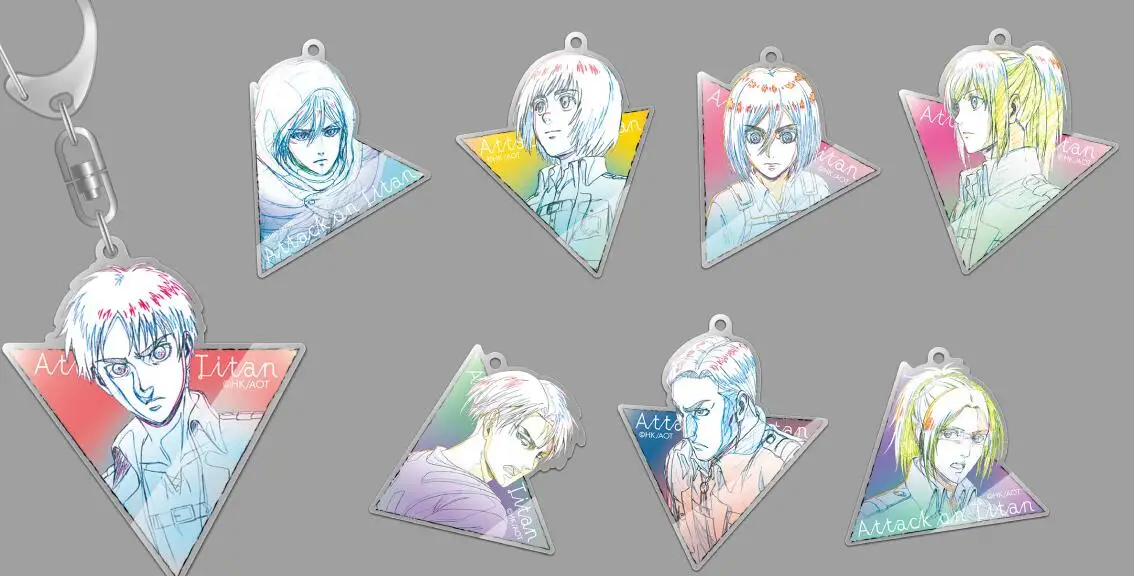 Game Erwin Levi Mikasa Armin Eren Yeager Jean Keychain Doll Anime ...