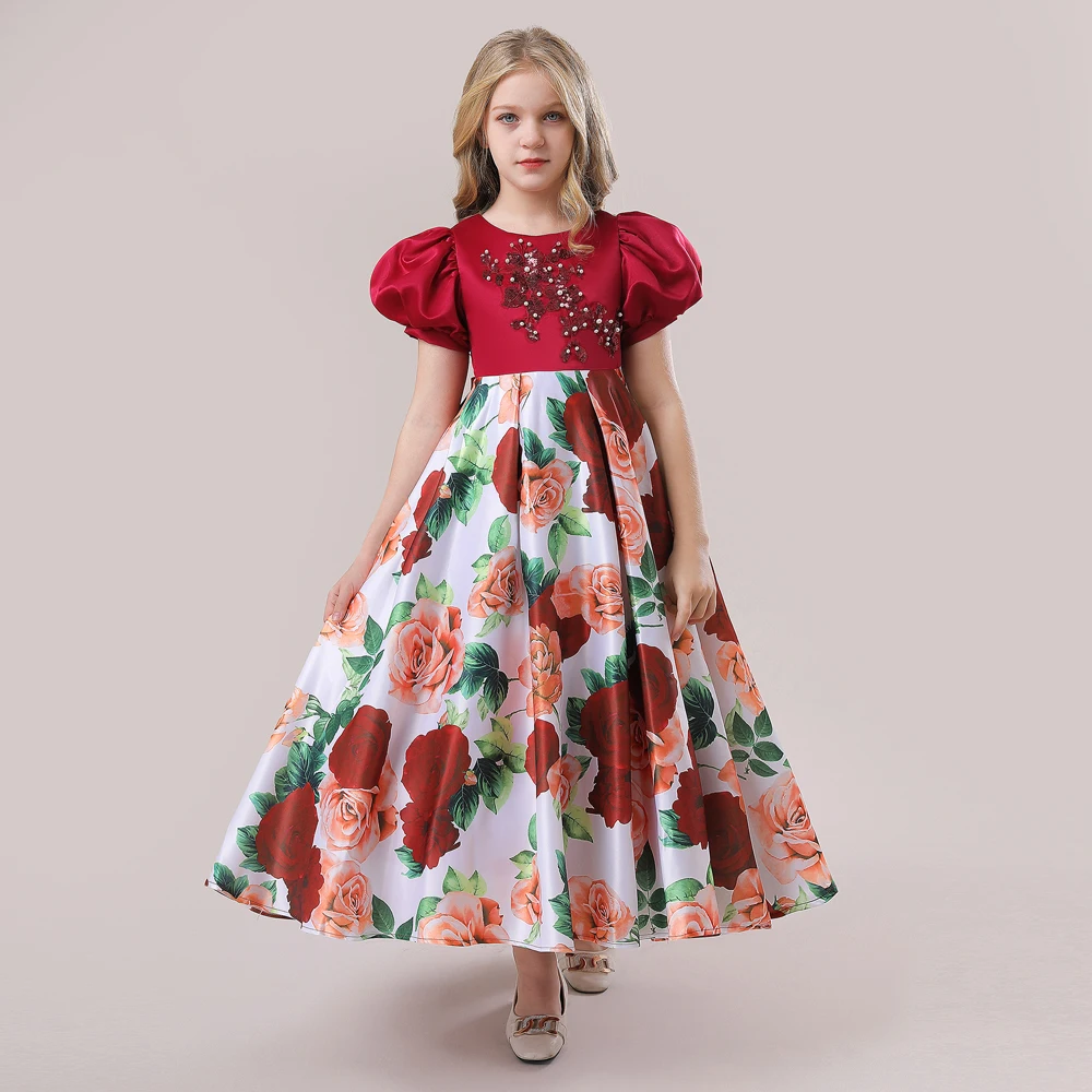 Wedding Flower Girl Dress Teens Kids Girls | שמלות ערב לנערותת - Flower ...