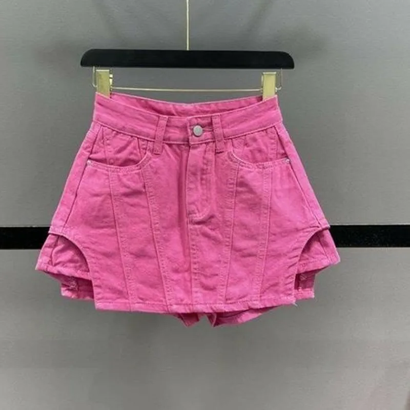 Gothic-Clothes-Cargo-Skirts-Pink-Acubi-Fashion-Women-Skirts-Korean ...