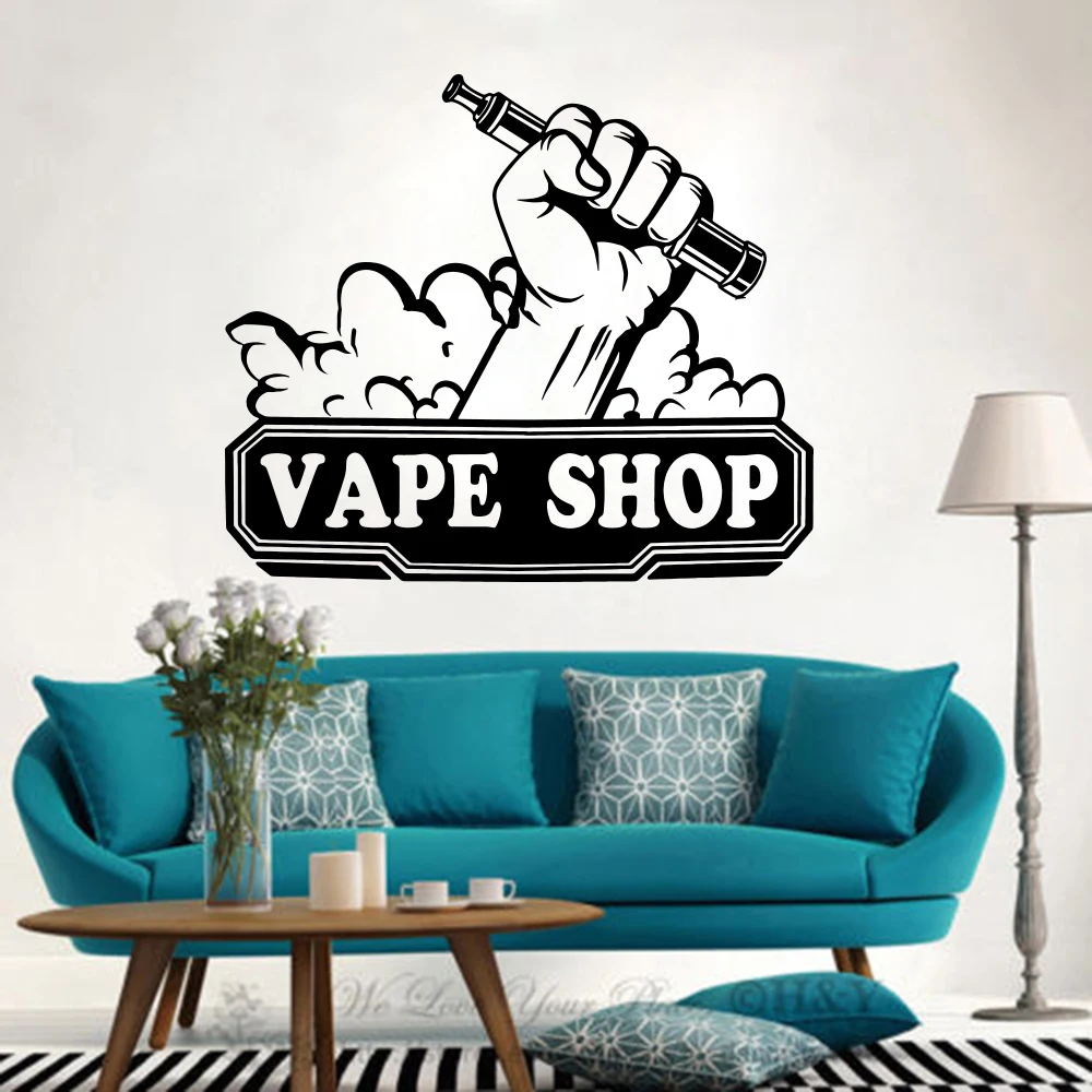 Large-Vaporizer-Logo-Vape-Window-Sticker-Electronic-Cigarette-Vapor ...