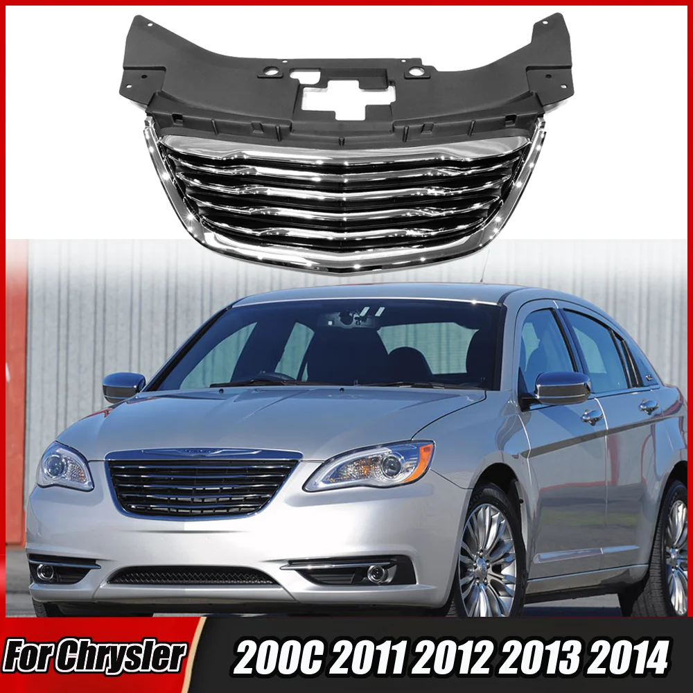 For Chrysler 200C 2011 2012 2013 2014 Refit New Front Hood Grille Grill ...