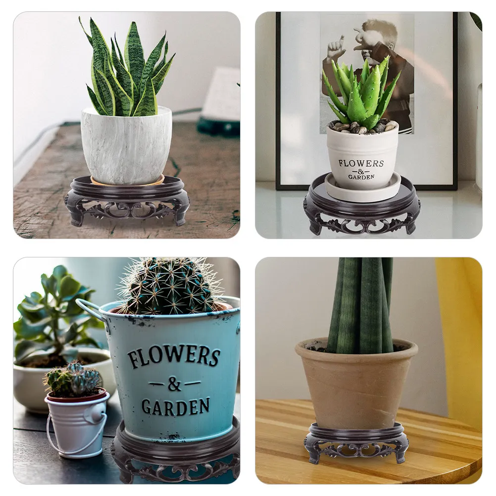 4pcs Plastic Potted Plant Riser Plant Riser Sturdy Stand For Indoor ...