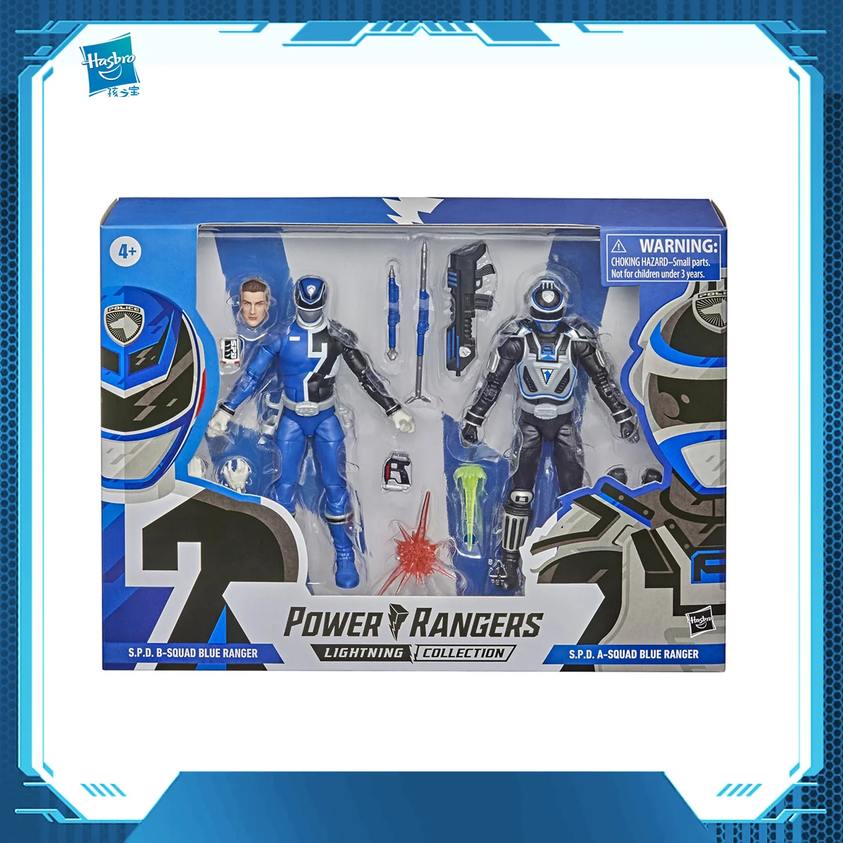 Hasbro Power Rangers Lightning Collection S.P.D. B Squad Blue Ranger ...