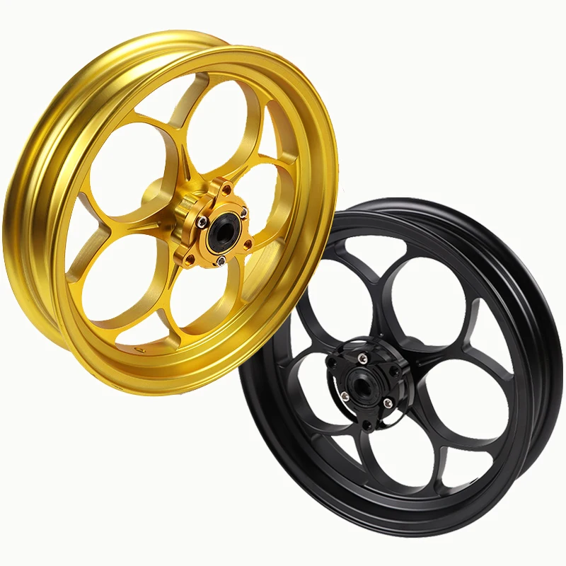 12x2.5 Inch Motorcycle Front Hub Wheel Universal Modified Aluminum ...