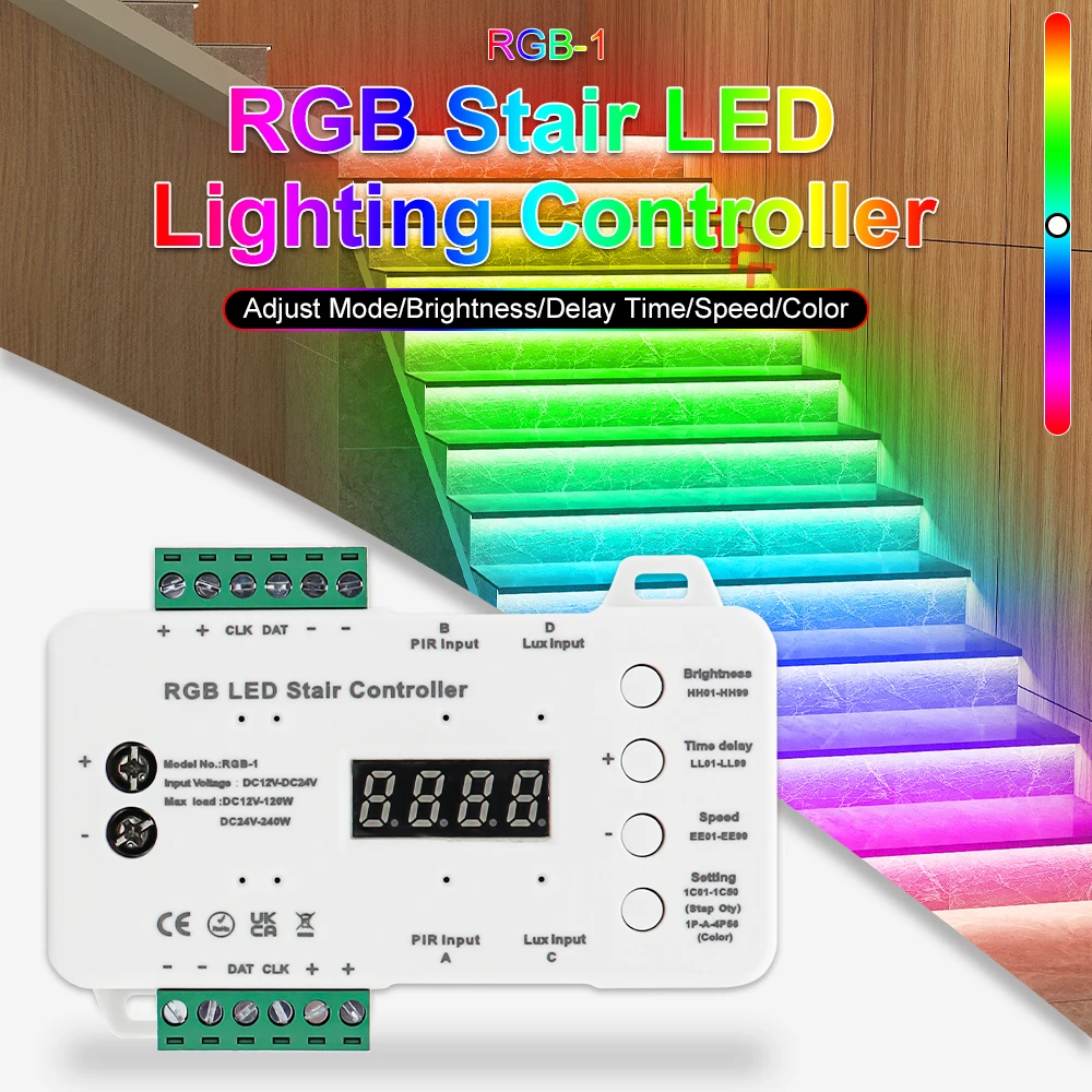 RGB-Stair-LED-Strip-Light-Motion-Sensor-LED-Strip-Lights-for-Stairs ...