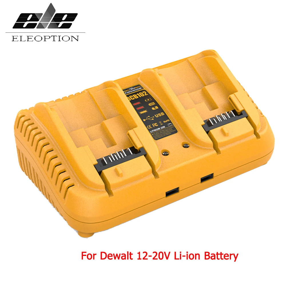 DCB118 DCB102 battery charger for Dewalt Battery 12V 14.4V 18V 20V ...