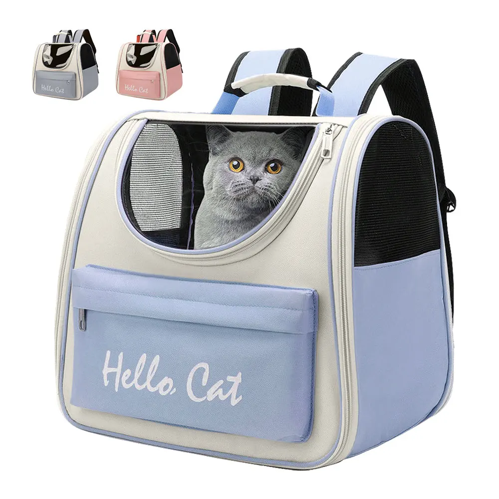 Pet-Cat-Carrier-Bag-Breathable-Portable-Cat-Backpack-Outdoor-Travel ...