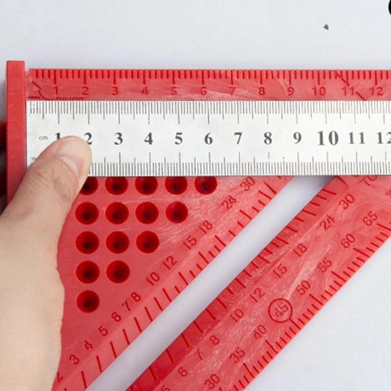 Régua triangular triângulo régua transferidor praça régua carpintaria ...