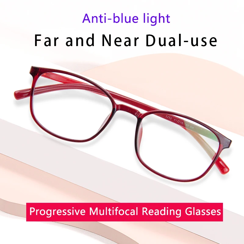 Progressive-Multifocal-Computer-Reading-Glasses-Women-Men-Blue-Light ...