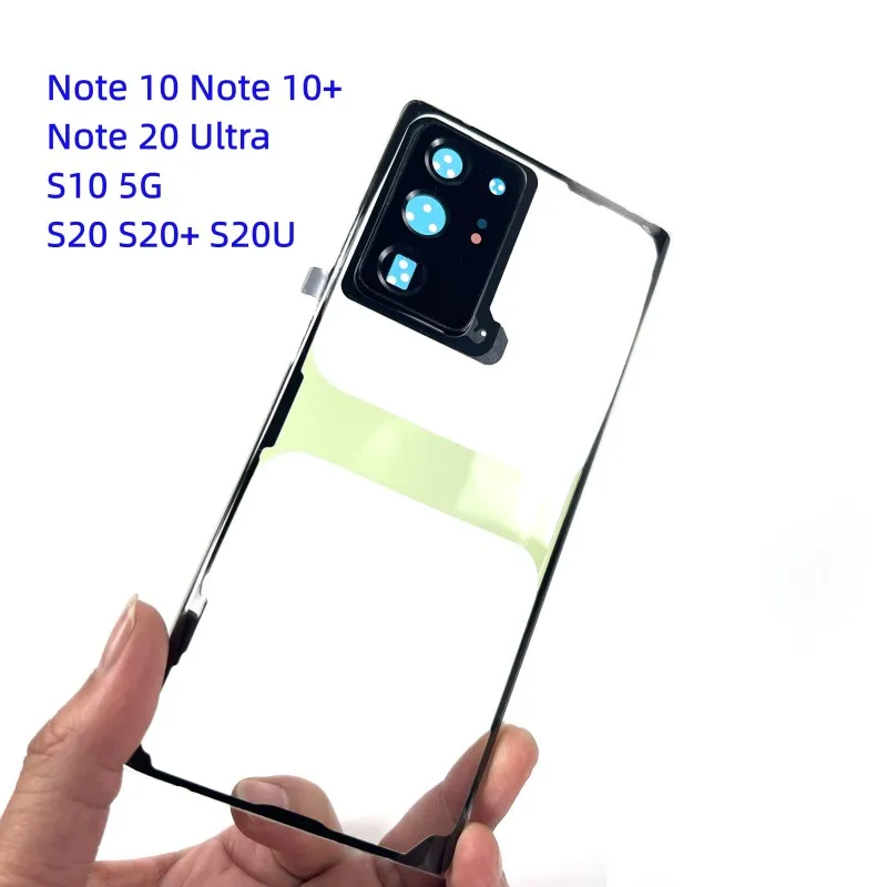 Back Glass Transparent For Samsung Galaxy Note 20 Ultra 10 Plus 5G S20 ...