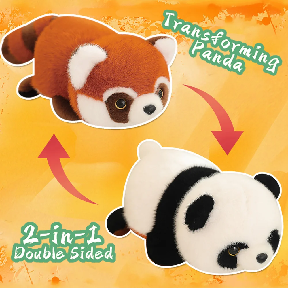 Double-Sided-Flip-Panda-Toy-Red-Panda-Transform-Plush-Doll-2-in-1 ...