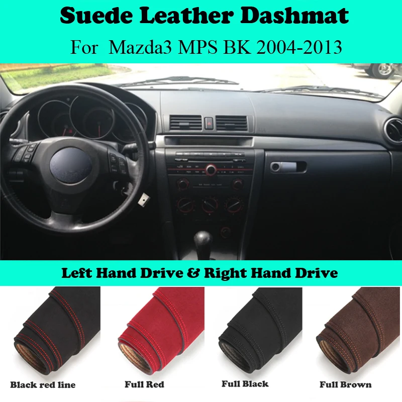 Ornaments Car-styling Suede Leather Dashmat Dashboard Cover Dash Mat ...