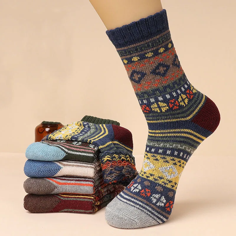5-Pairs-Lot-Men-s-Thick-Wool-Socks-Autumn-And-Winter-High-Quality ...