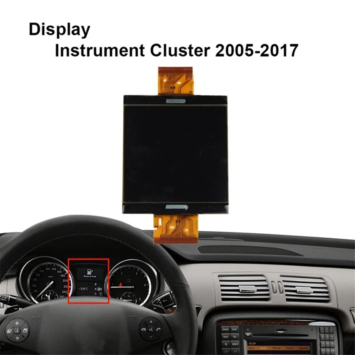Car-Speedometer-Dashboard-Display-for-Mercedes-Benz-ML-W164-GL-X164-LCD ...