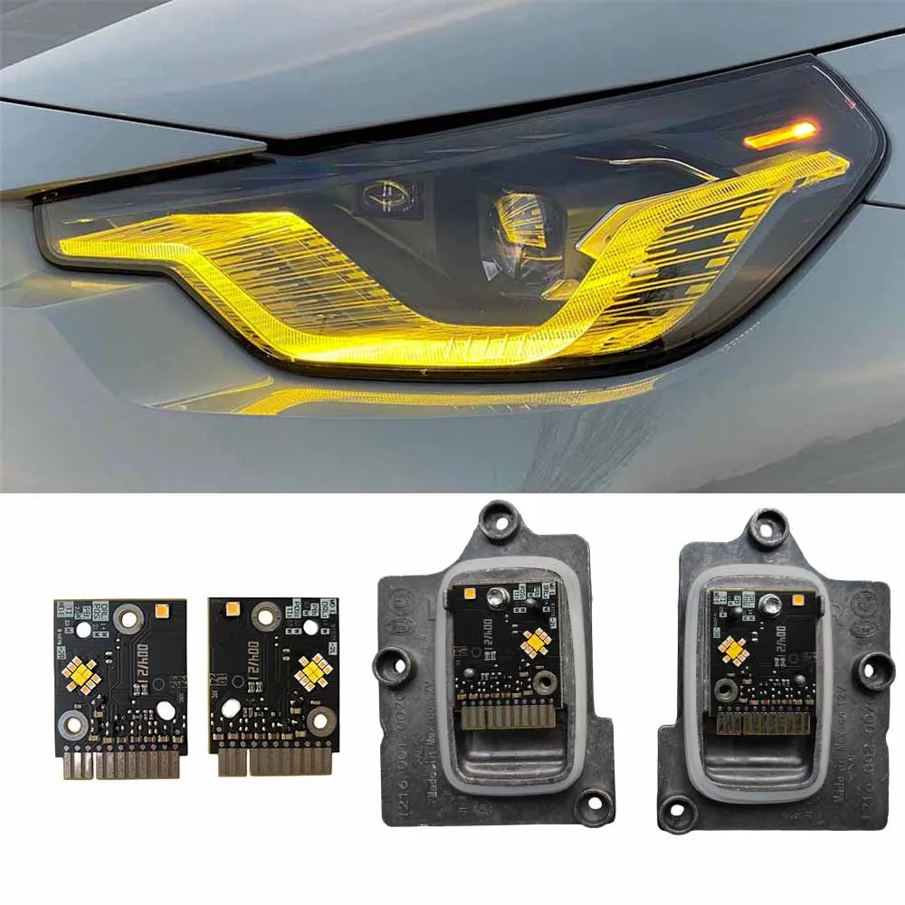 Plug-and-Play-Car-DRL-Yellow-Red-For-BMW-M2-G87-G42-CSL-Daytime-Running ...