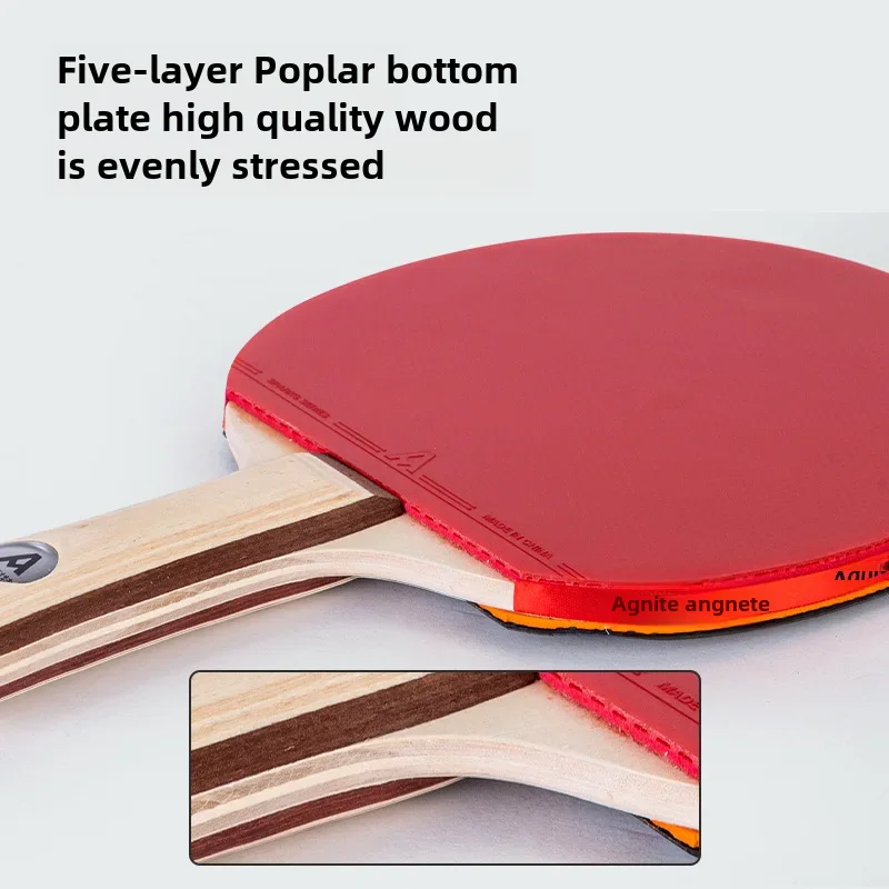 Angle-Fg900-Training-Ping-Pong-Racket-Double-Side-Rubber-5-Layer ...
