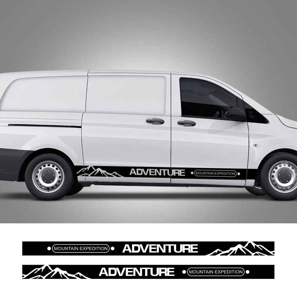 2Pcs-Car-Stickers-For-Mercedes-Benz-Vito-V-Class-Viano-W638-W639-W447 ...