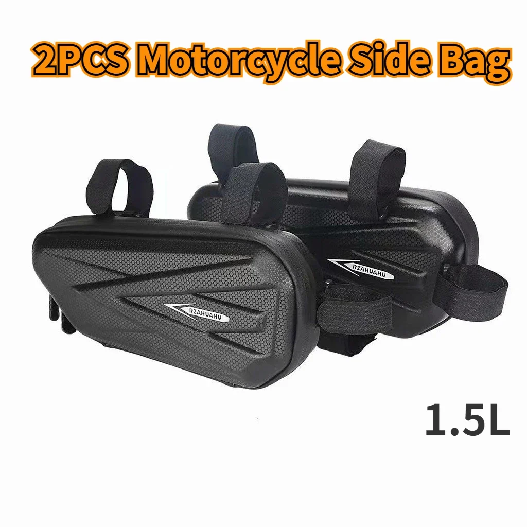 Multifunctional-Motorcycle-Frame-Hard-Shell-Side-Bags-Mountain-Bike ...