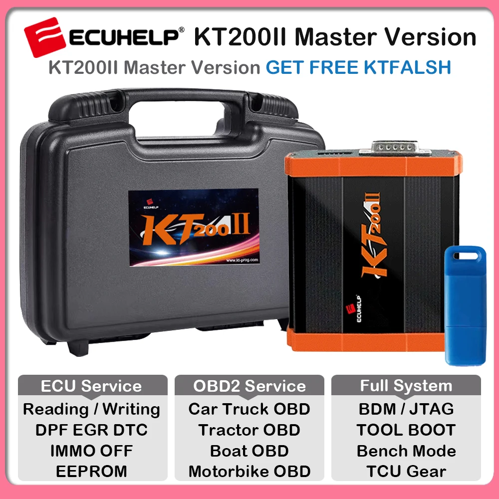 ECUHELP-KT200-Gen2-KT200II-2024-Nouveau-Programmeur-ECU-Support-ECU ...