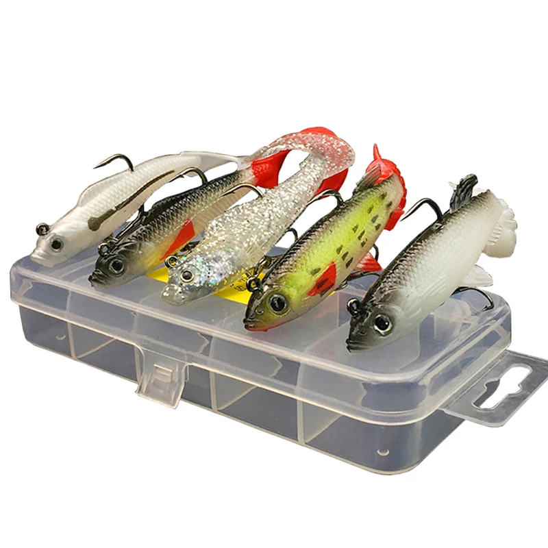 High-Quality-Lifelike-5pcs-Set-Long-Tail-Sink-Fish-Fishing-Lures-Tackle ...