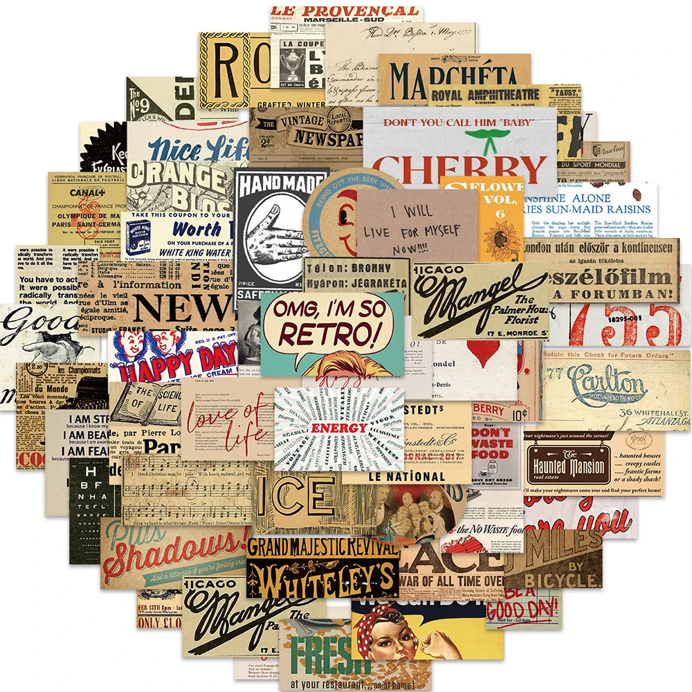 Vintage American Travel Stickers