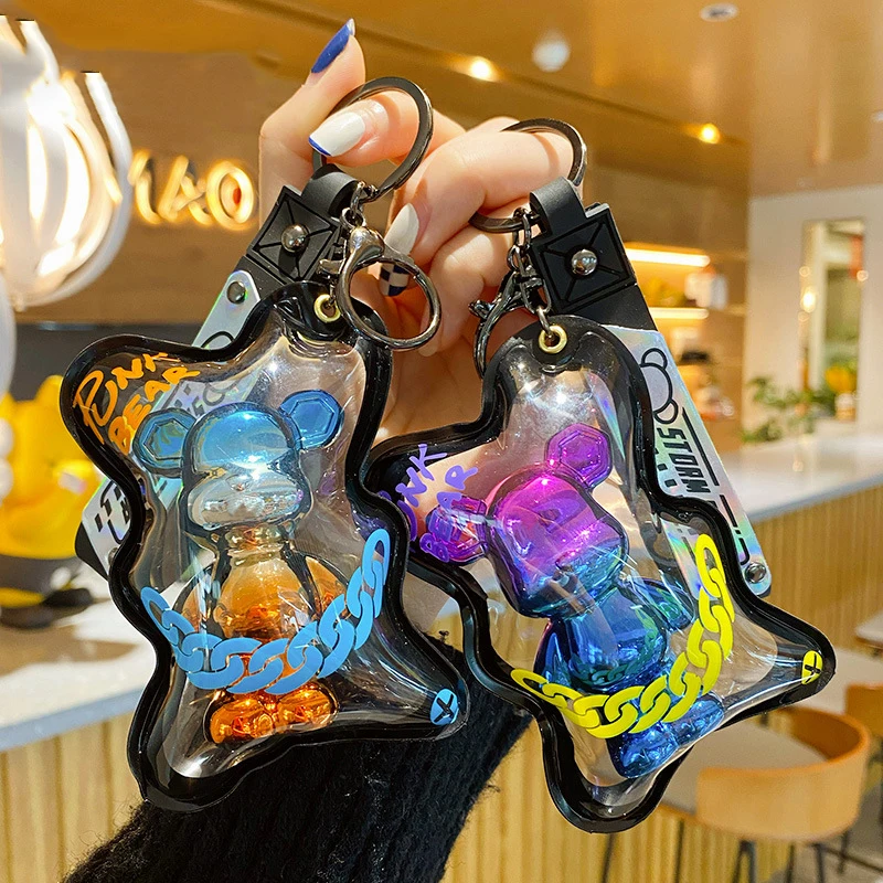 Creative-Colorful-Explorer-Bear-Bag-Pendant-Key-Chain-Cartoon-Fashion ...