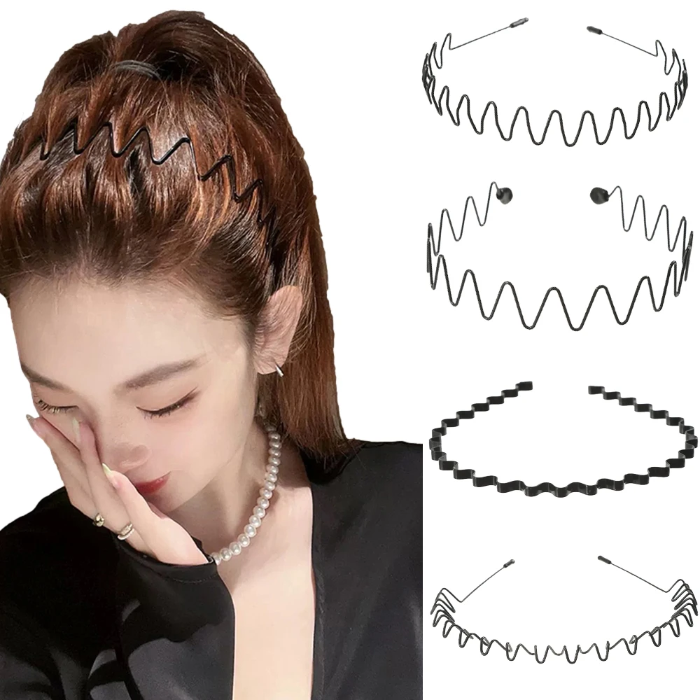 Diadema-ondulada-coreana-para-mujer-diadema-antideslizante-dentada ...