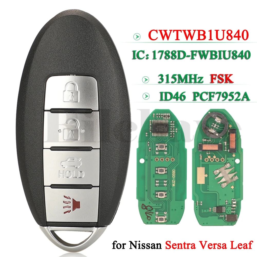 jingyuqin-285E3-3AA0A-Smart-Remote-Key-315MHz-FSK-ID46-for-Nissan ...