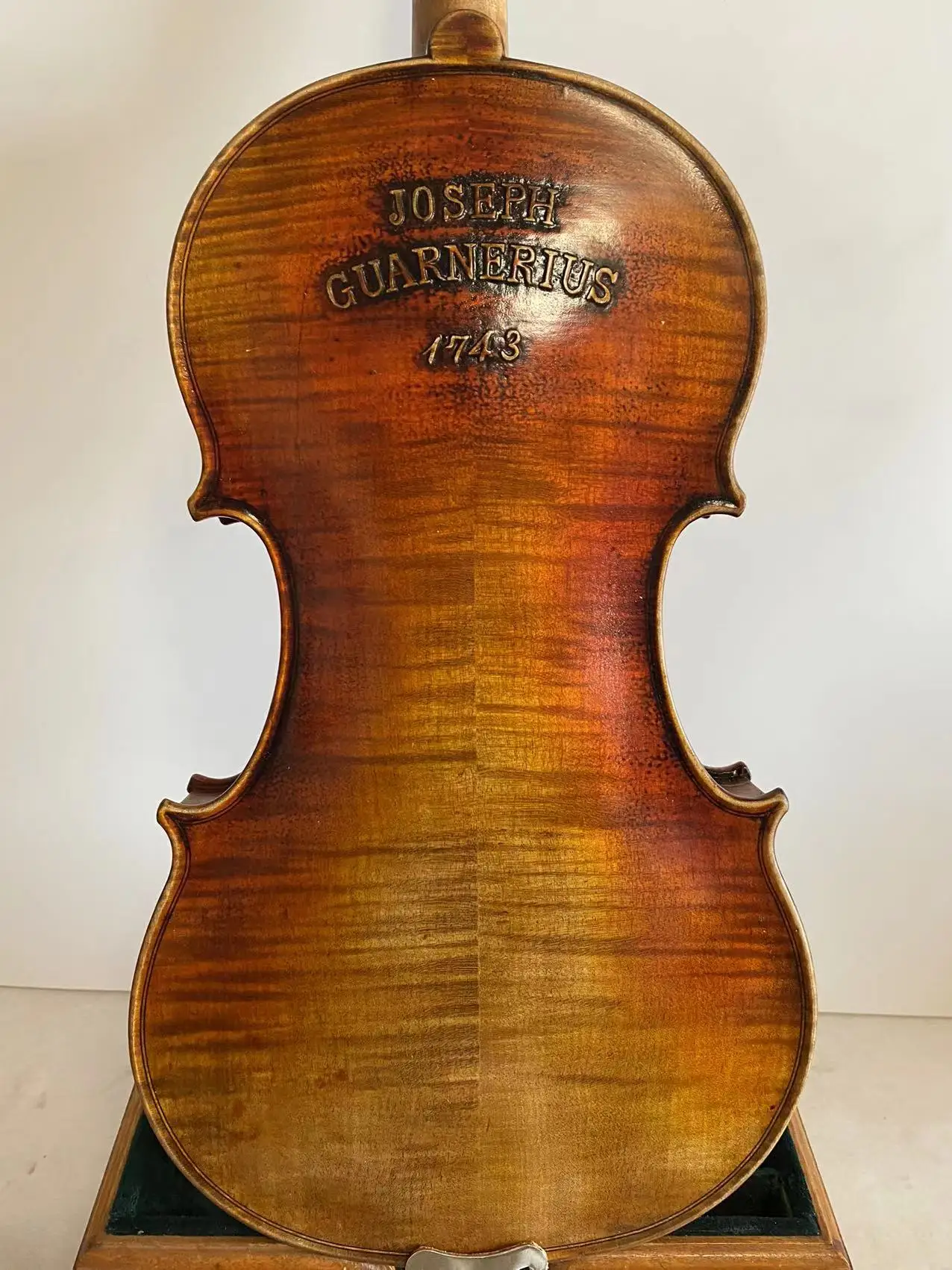 New-4-4-violin-Guarneri-1743-Model-flamed-maple-back-spruce-top-hand ...