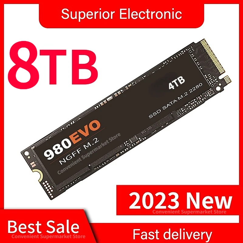 노트북 컴퓨터용 내장 솔리드 스테이트 드라이브, HDD 하드 디스크, 970 PRO M.2, 8TB 2023 SSD, M2 NGFF, 500GB, 980 EVO Plus ...