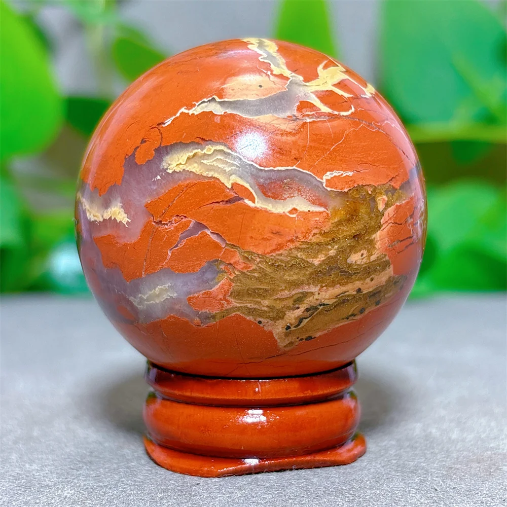 2-Red-Jasper-Sphere-Crystal-Natural-Stone-Quartz-Stone-Minerals-Home ...