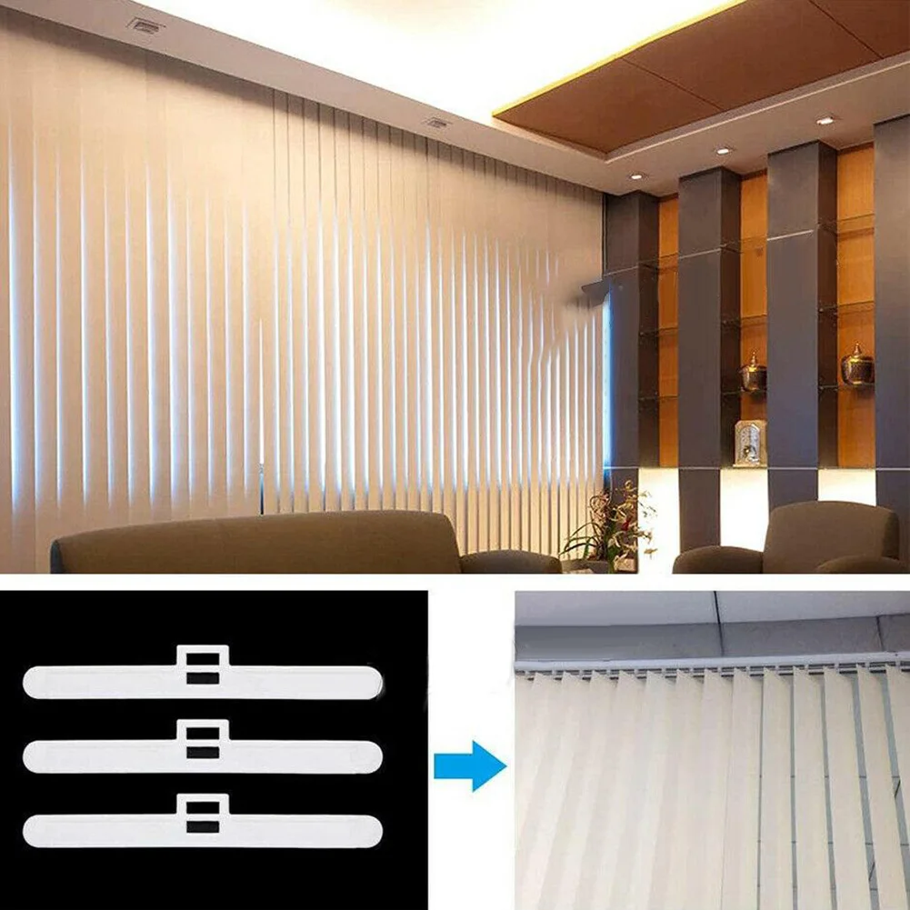 30PCS-89MM-Vertical-Top-Blind-Hangers-Slats-Header-Blade-Curtain ...