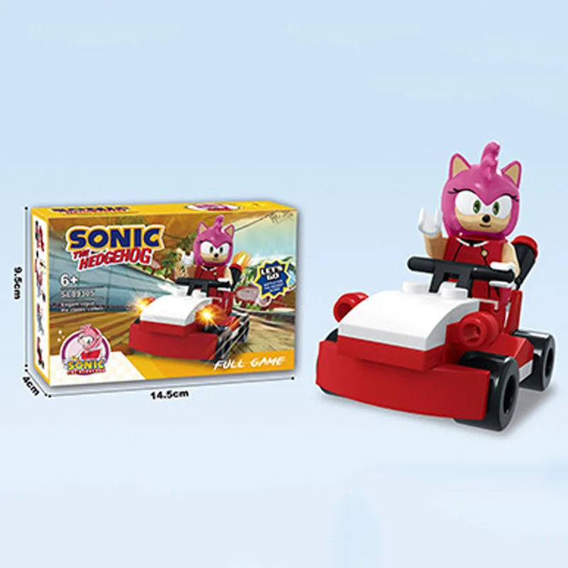 Bloques de construcción de Sonic the Hedgehog, personajes de dibujos ...