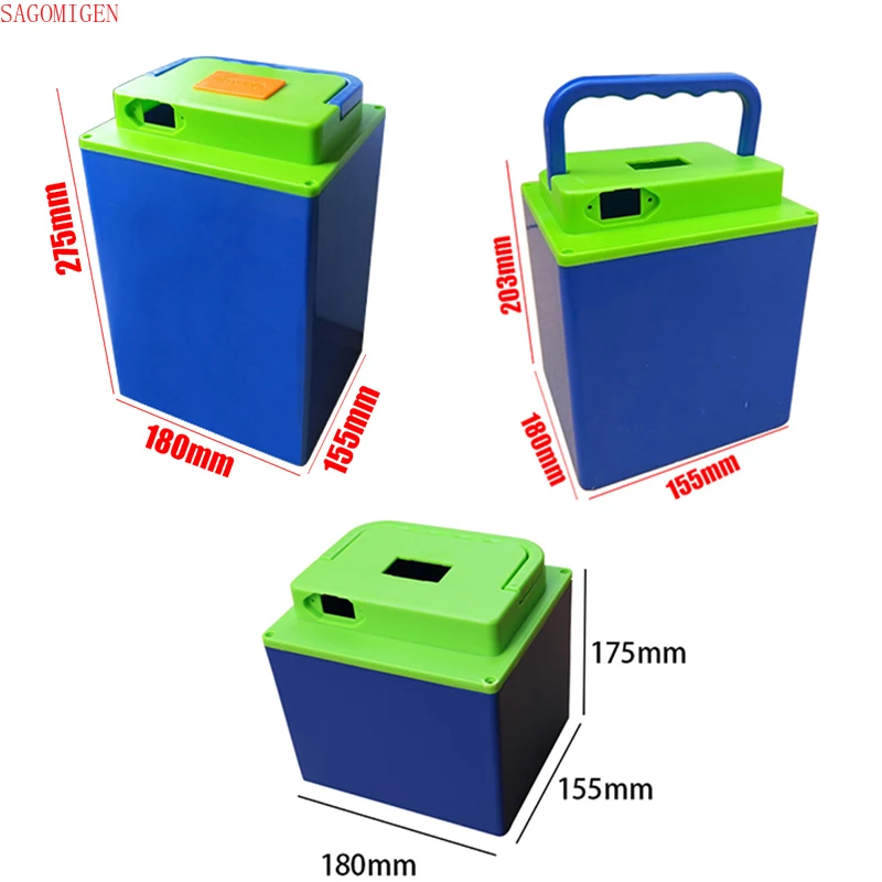 48/60/72V Electric Bicycle Scooter Battery Case Plastic Waterproof ...